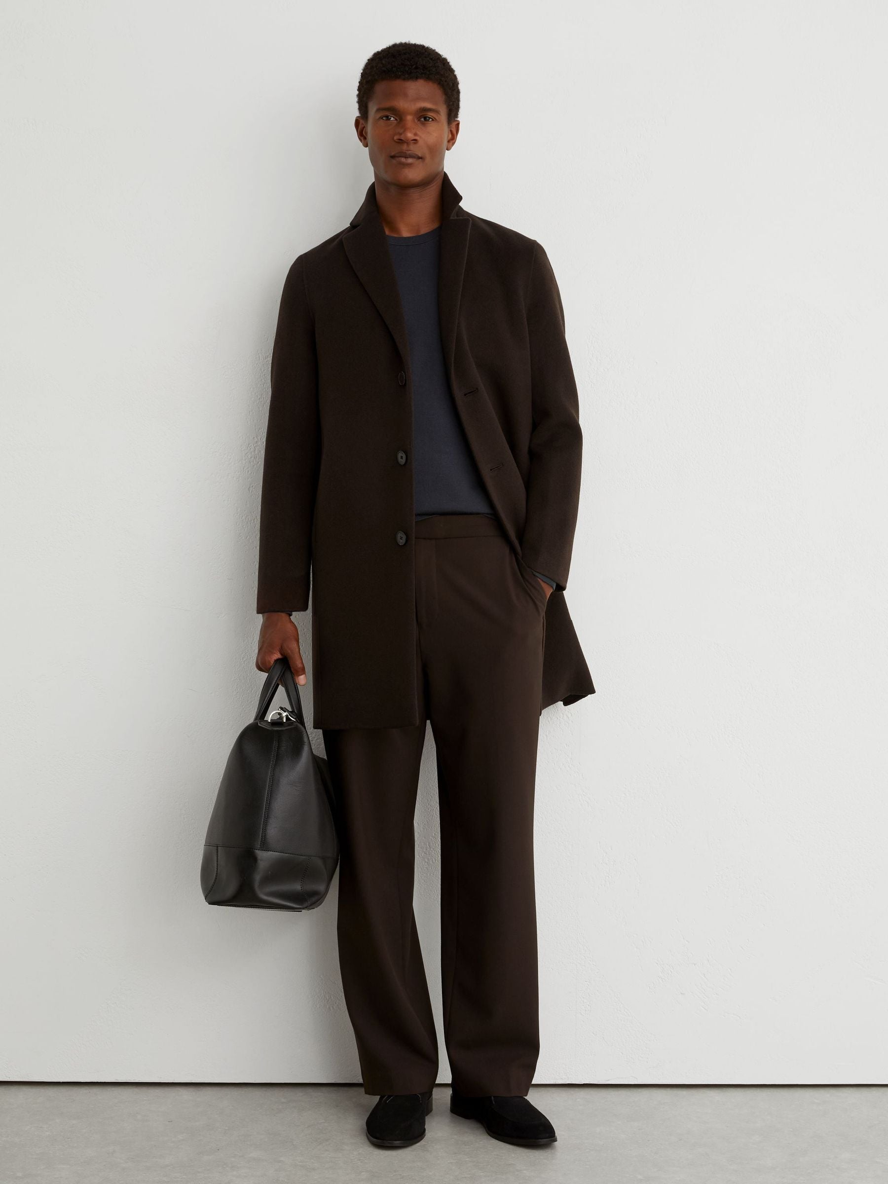 REISS Reiss Knight Wool-Blend Single-Breasted Coat